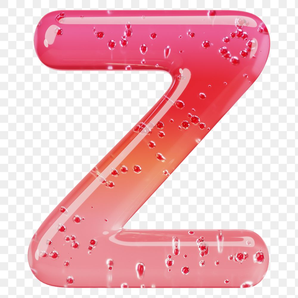 Letter Z png 3D red | Free PNG - rawpixel