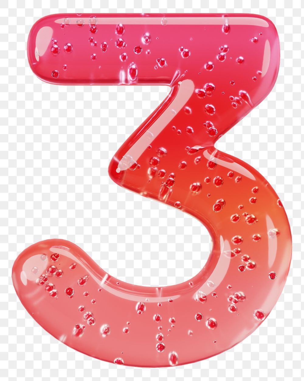 Number 3 png 3D red | Premium PNG - rawpixel