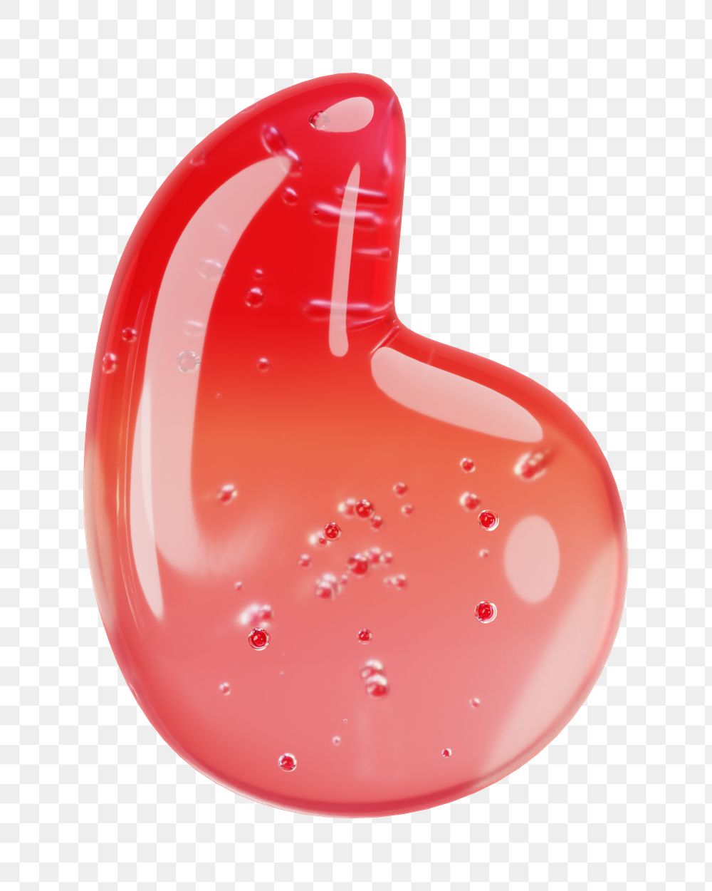 Apostrophe sign png 3D red | Free PNG - rawpixel