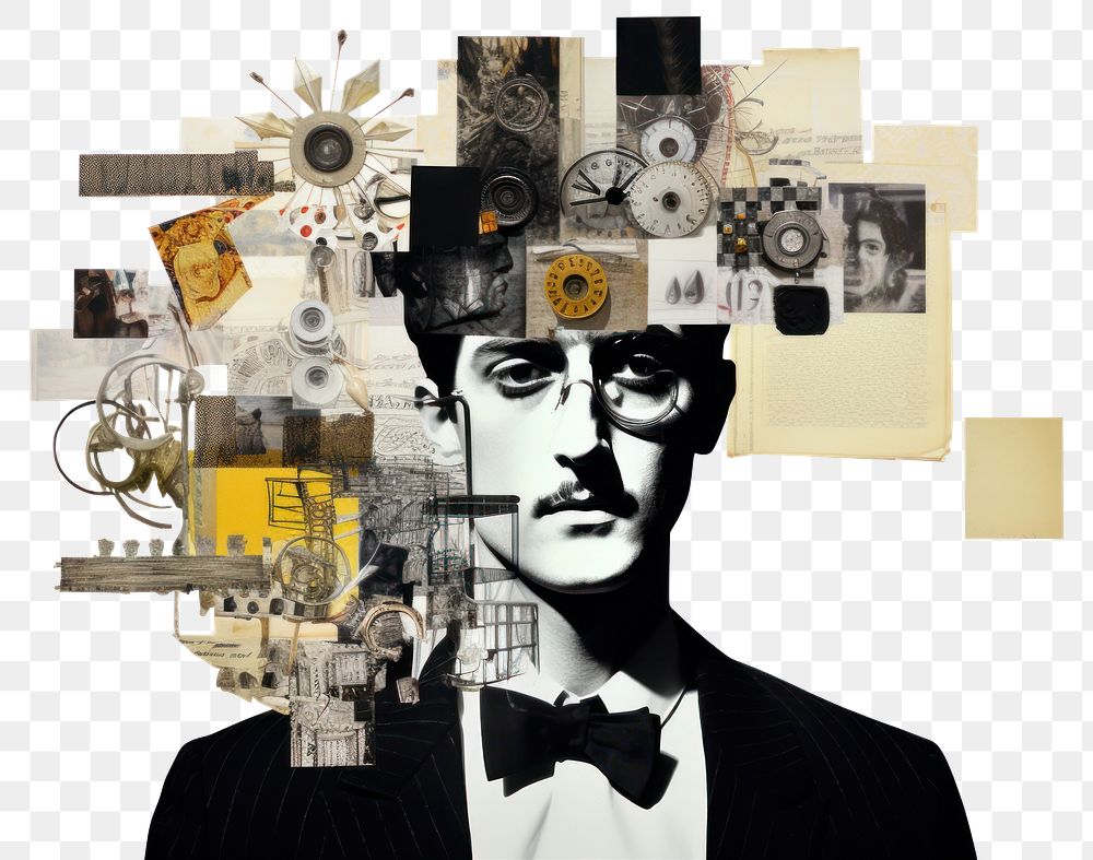 PNG Men collage art portrait. | Free PNG - rawpixel