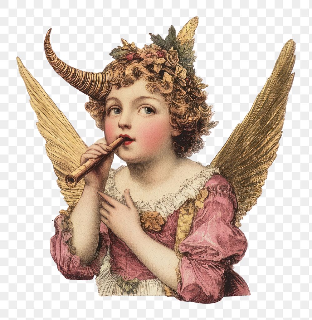 PNG An Angel horn angel | Free PNG - rawpixel