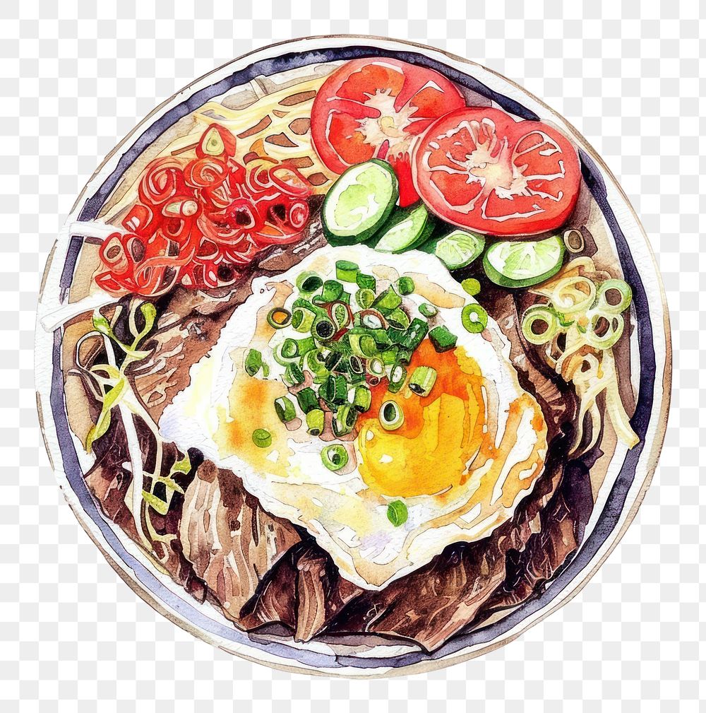 PNG isolated japanese gyudon food | Premium PNG - rawpixel