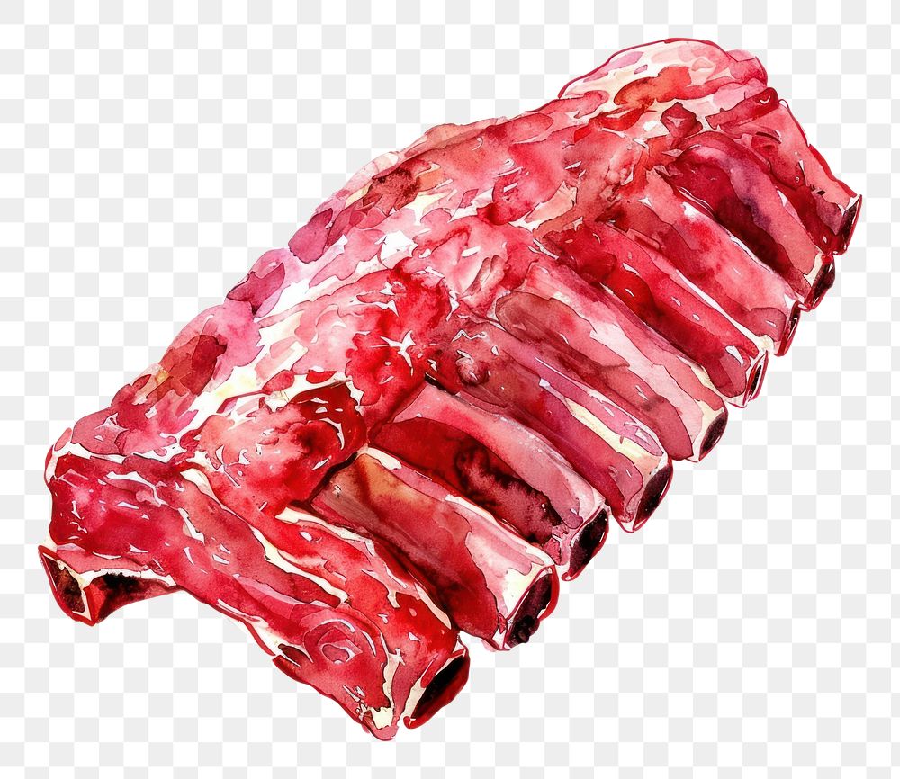 PNG An isolated raw rib | Free PNG - rawpixel