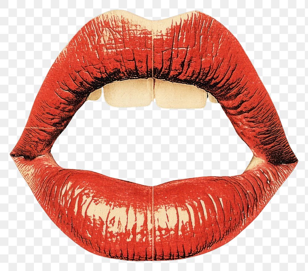 PNG mouth speaking red lipstick | Free PNG - rawpixel