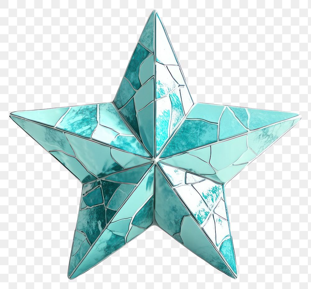 PNG Turquoise Star turquoise mosaic | Free PNG - rawpixel