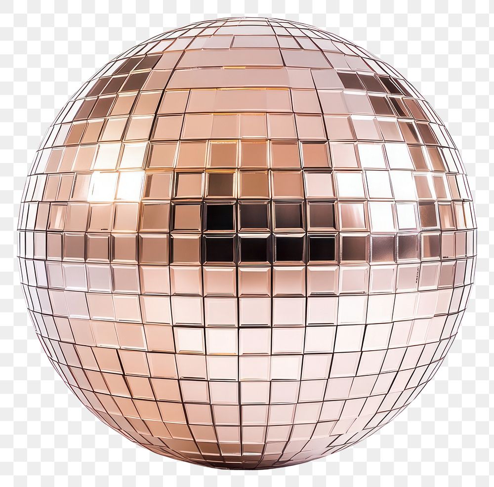 PNG Rose gold disco ball | Free PNG - rawpixel