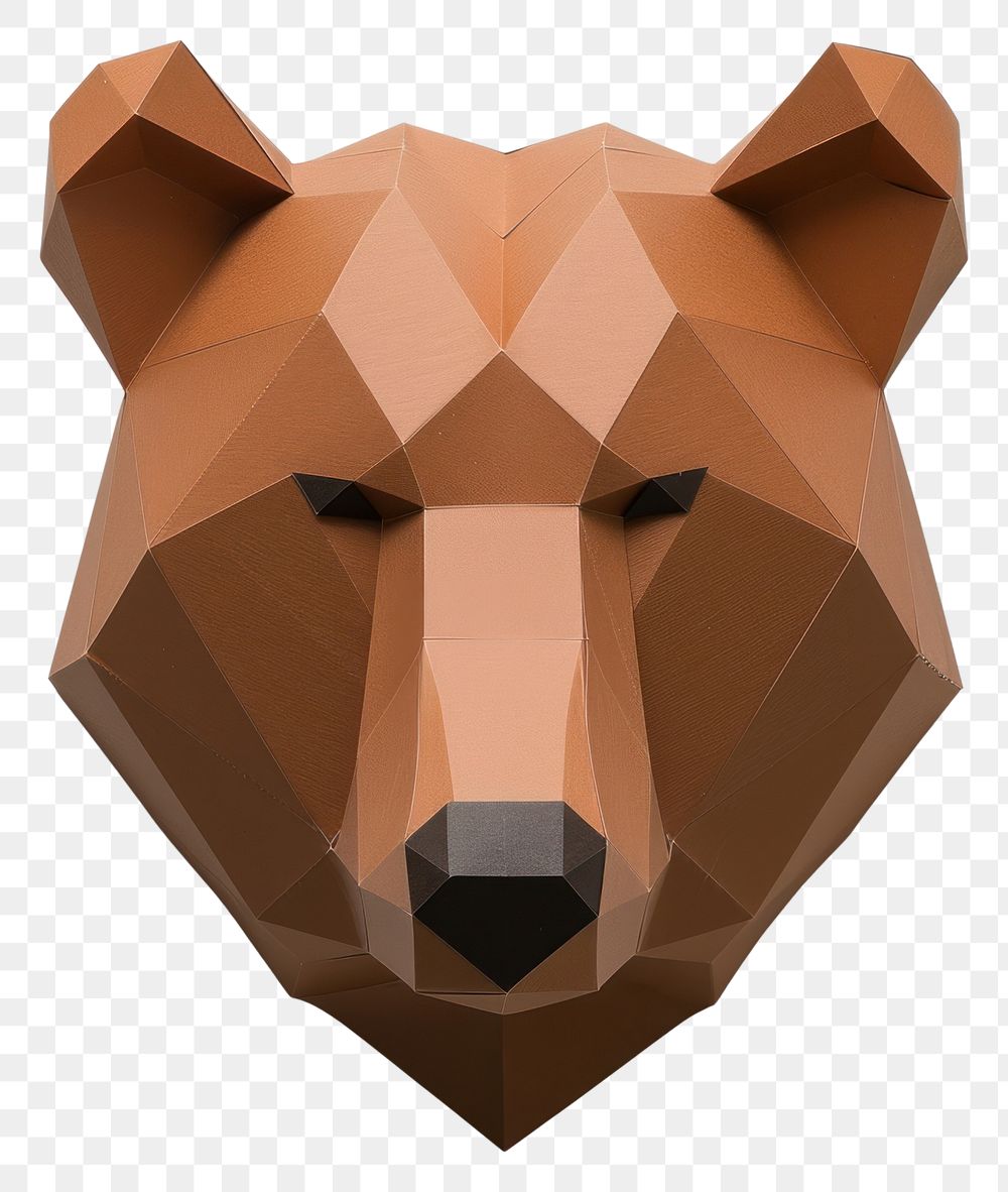 PNG Geometric bear head illustration | Free PNG - rawpixel
