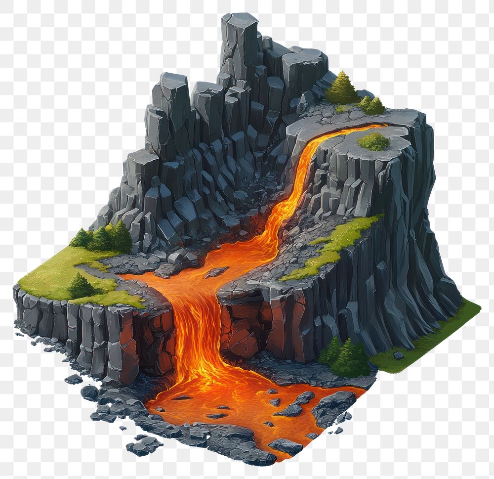 PNG Volcanic island volcano nature | Free PNG - rawpixel