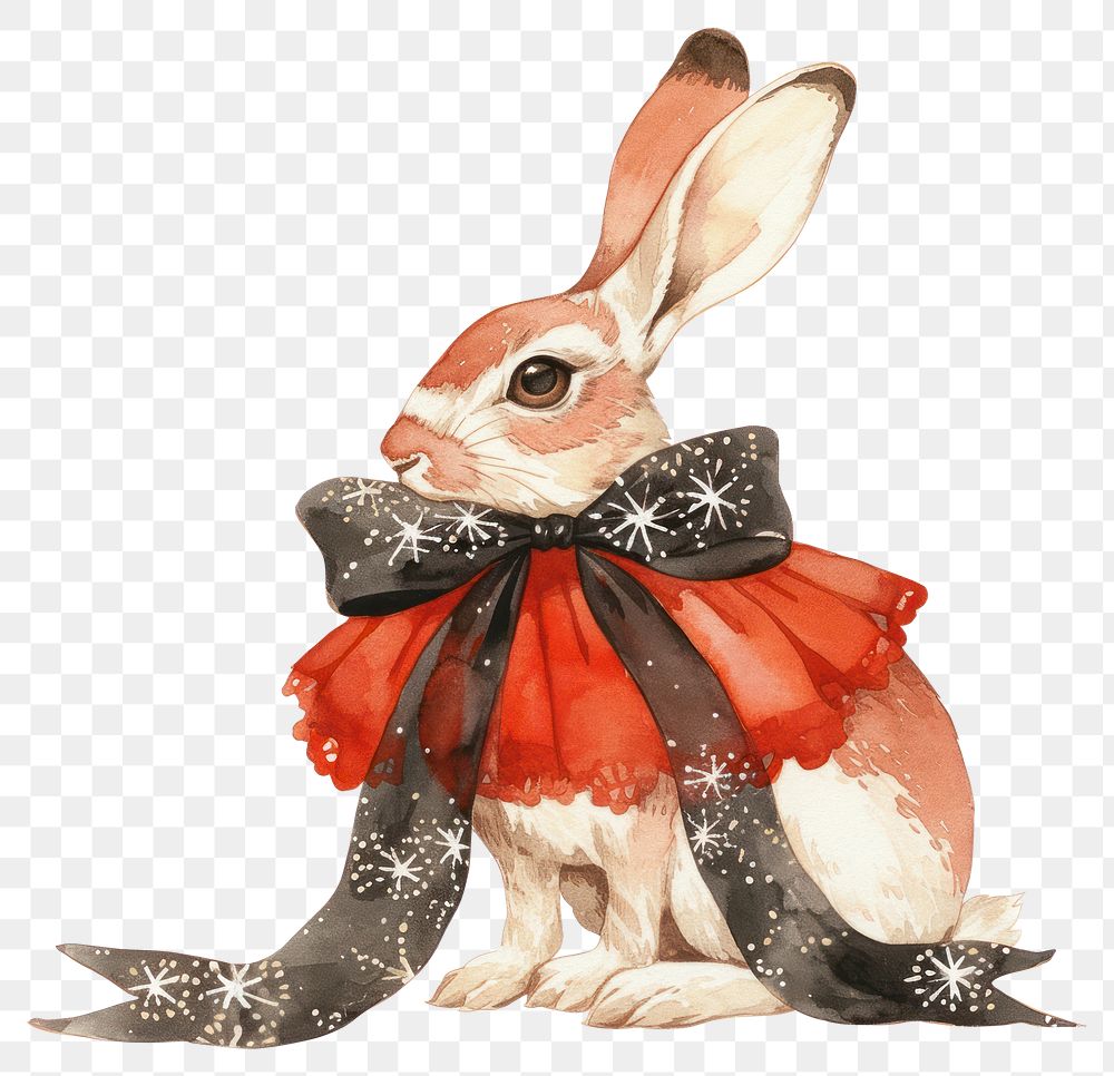PNG Rabbit illustration watercolor animal. | Free PNG - rawpixel