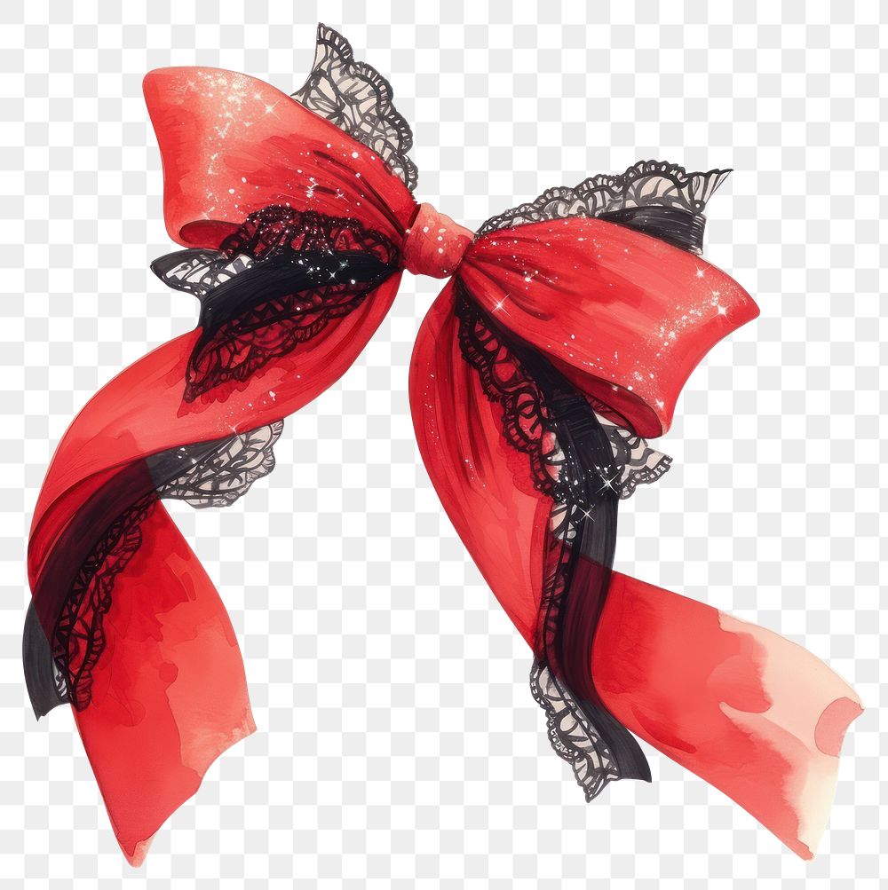 PNG White ribbon black lace. | Free PNG - rawpixel