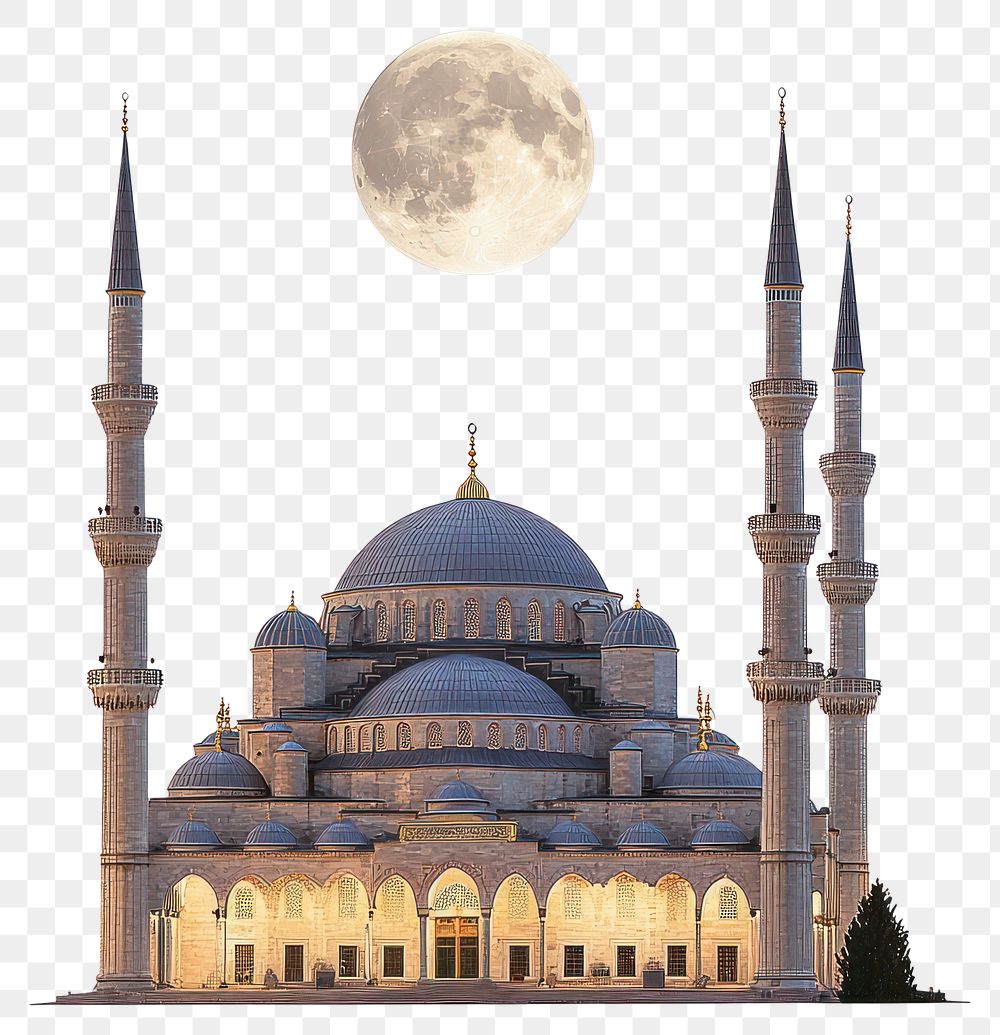 PNG Architecture mosque night building. | Free PNG - rawpixel