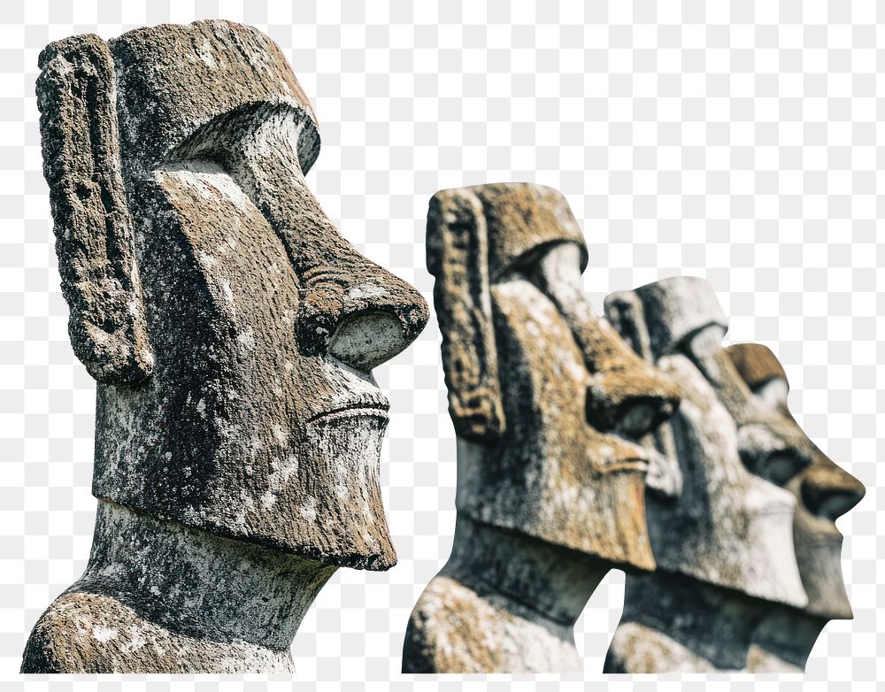 PNG Moai statues Easter Island | Free PNG - rawpixel