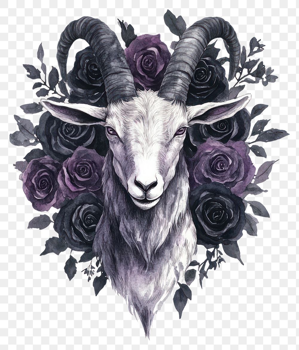 PNG Goat devil art illustration | Premium PNG - rawpixel