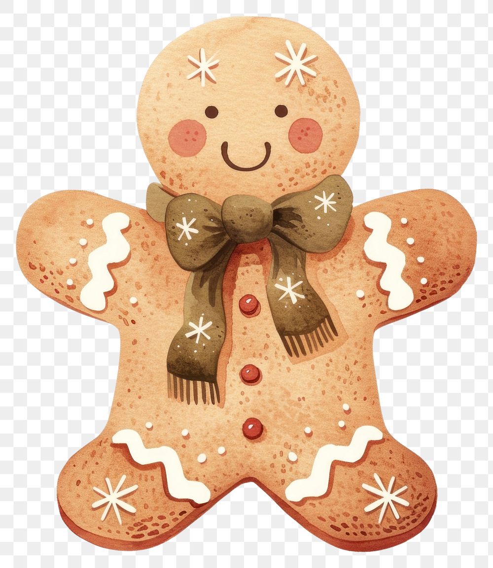 PNG Gingerbread man gingerbread illustration | Premium PNG - rawpixel