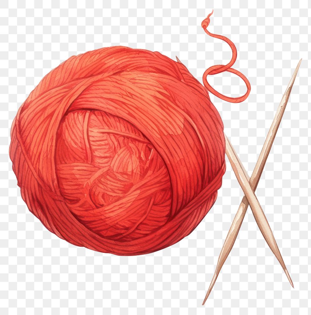 PNG Knitting needles and red | Free PNG - rawpixel