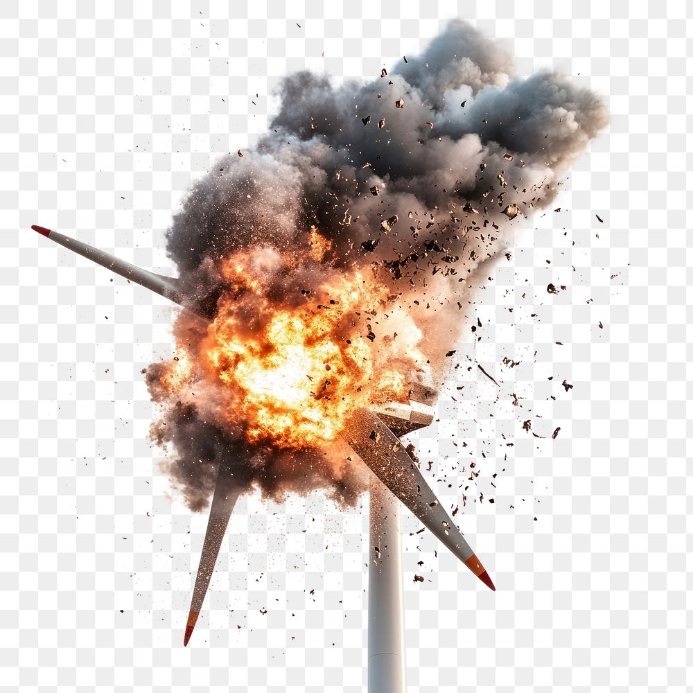 PNG Explosion turbine wind environmental. | Free PNG - rawpixel