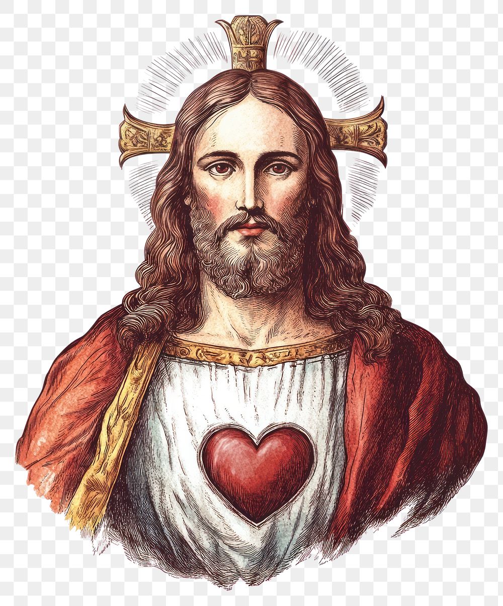 PNG Jesus art illustration christ. | Premium PNG - rawpixel