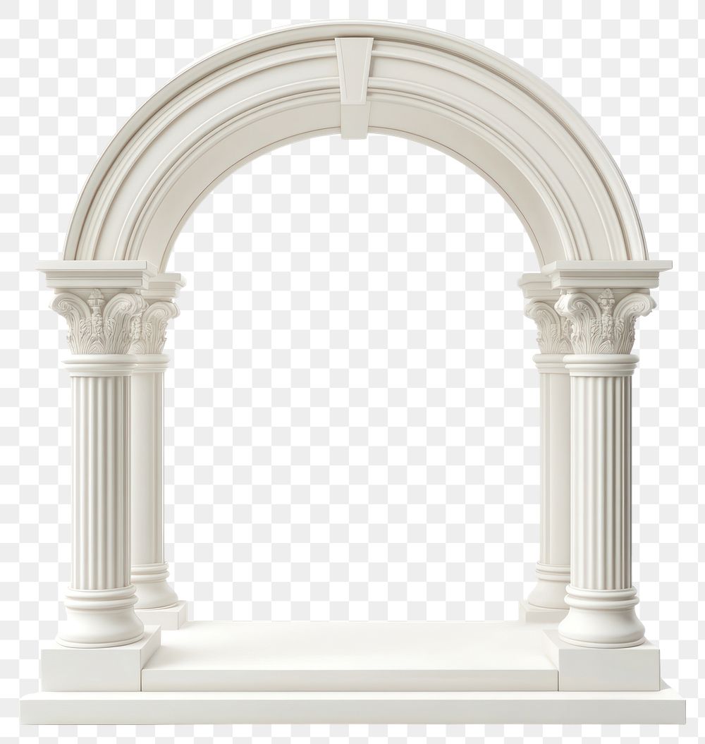 PNG Arch 3d podium architecture | Free PNG - rawpixel