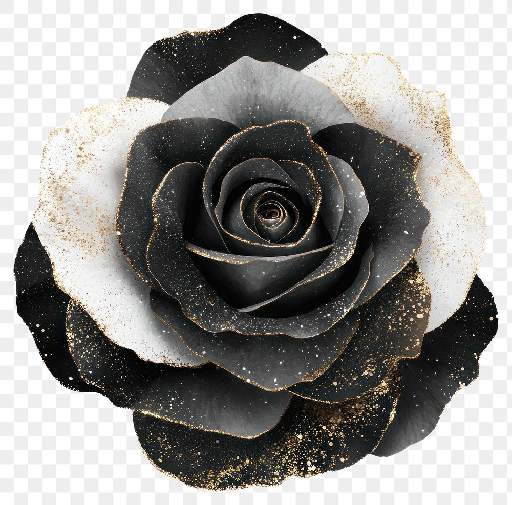 PNG Rose flower shape collage | Free PNG - rawpixel