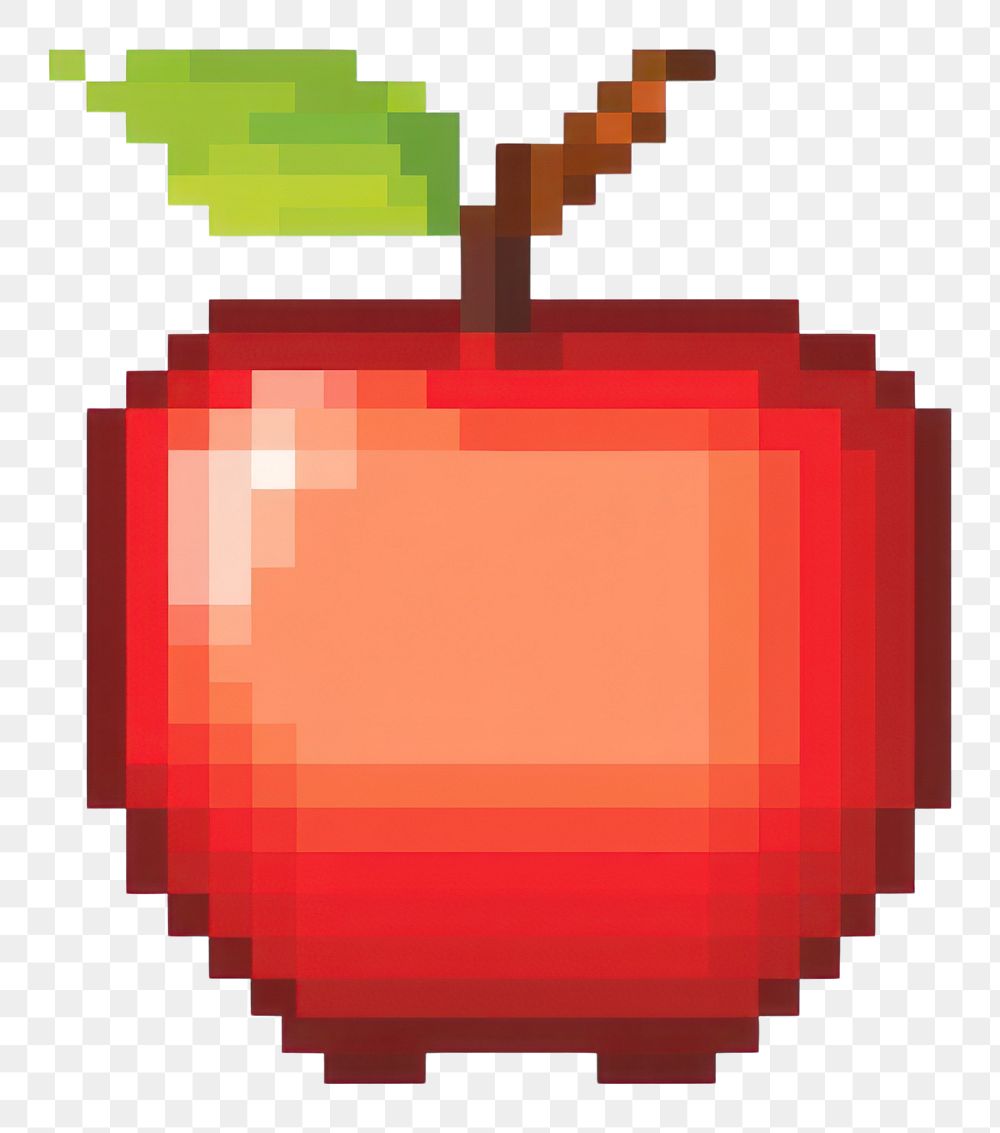 PNG Six pixel red apple | Free PNG - rawpixel