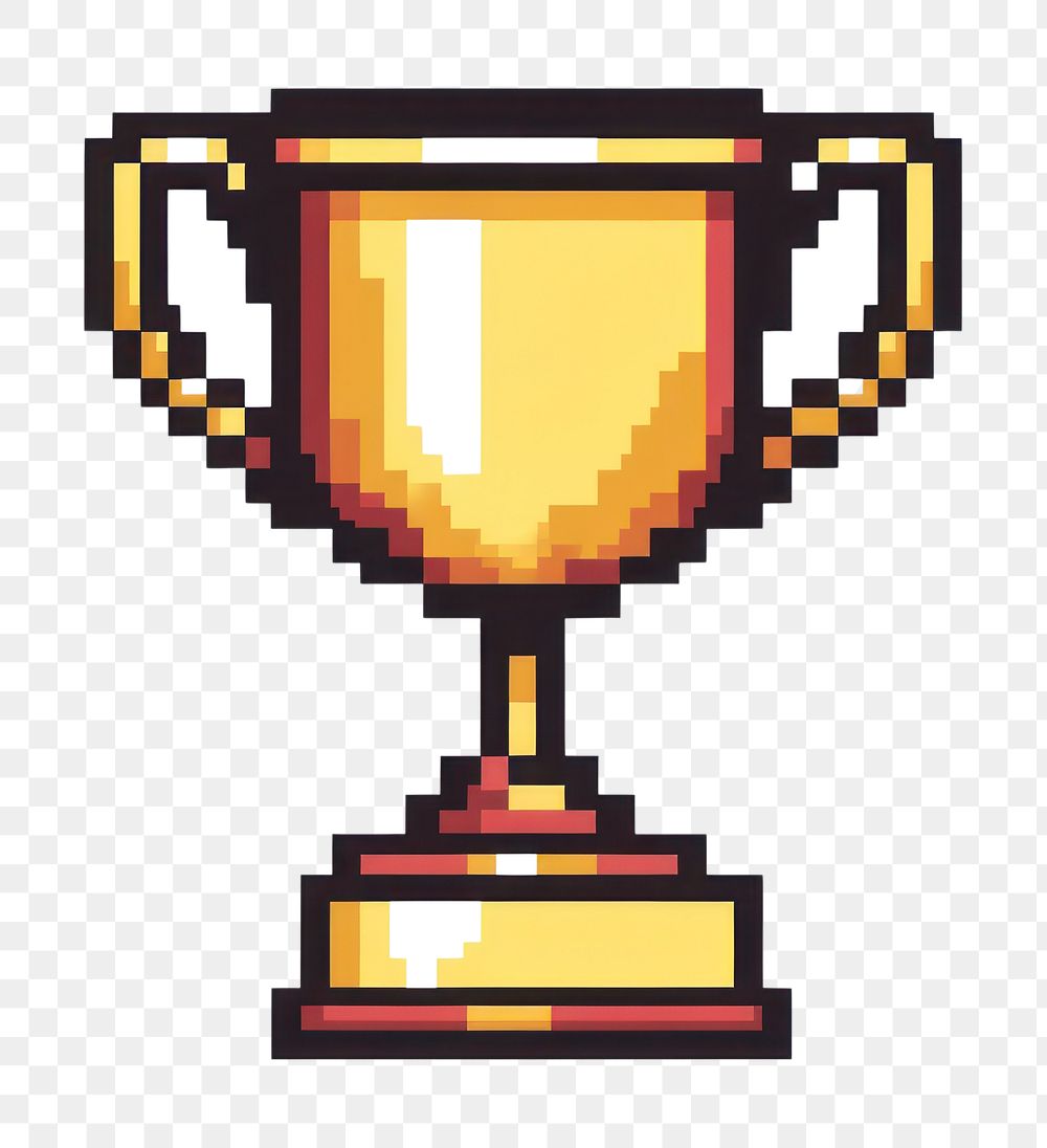 PNG Six pixel trophy icon | Free PNG - rawpixel