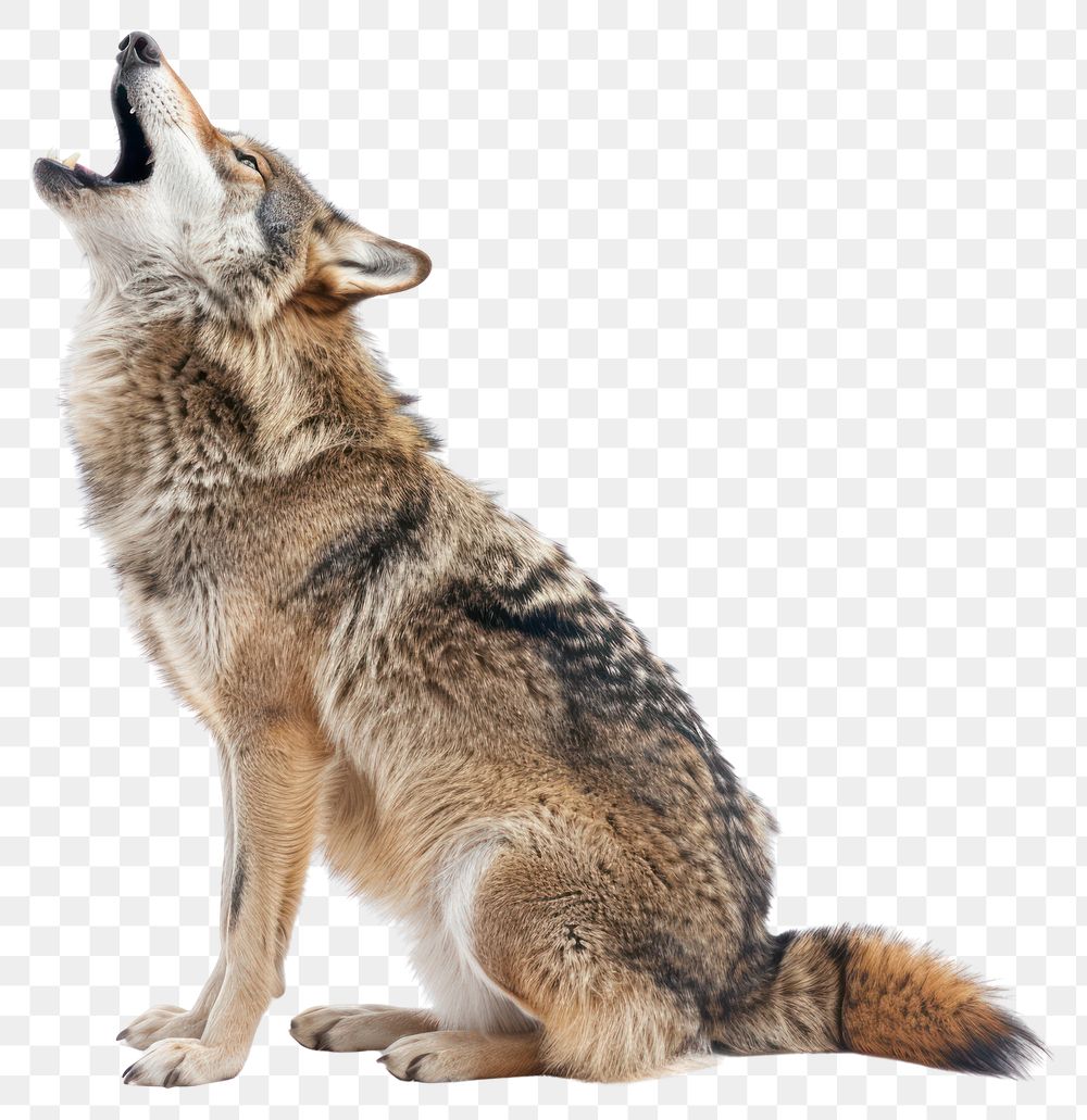 PNG Wolf howling background wildlife | Premium PNG - rawpixel