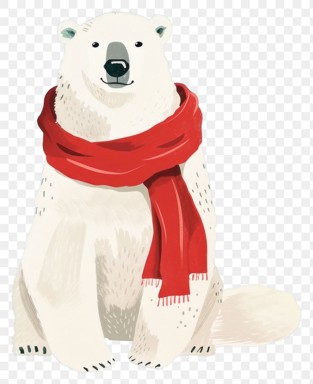 PNG Cute chubby Polar Bear | Free PNG - rawpixel