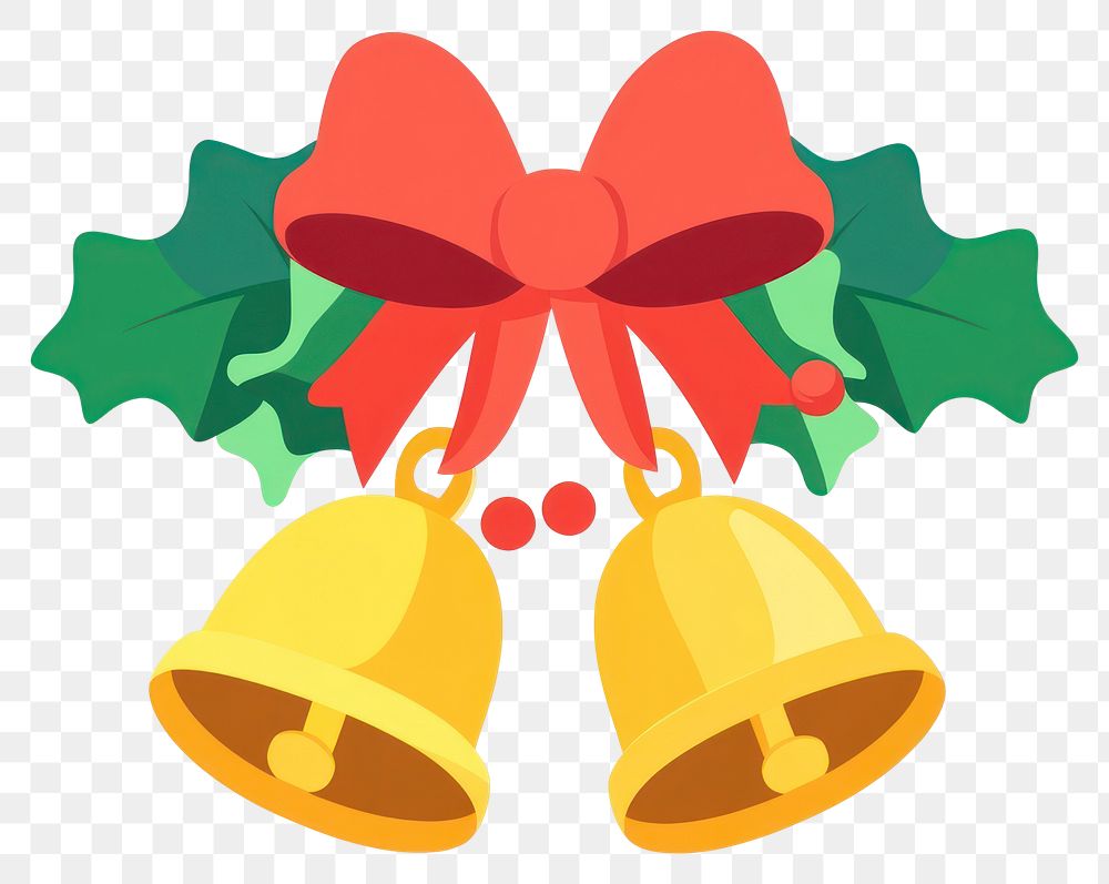 PNG Cute illustration Jingle bells | Free PNG - rawpixel