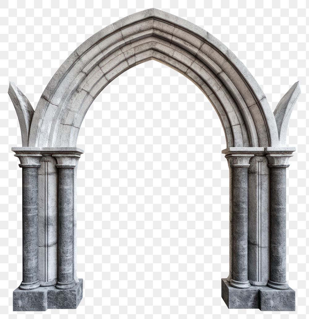 PNG Traditional Gothic pointed arch | Free PNG - rawpixel