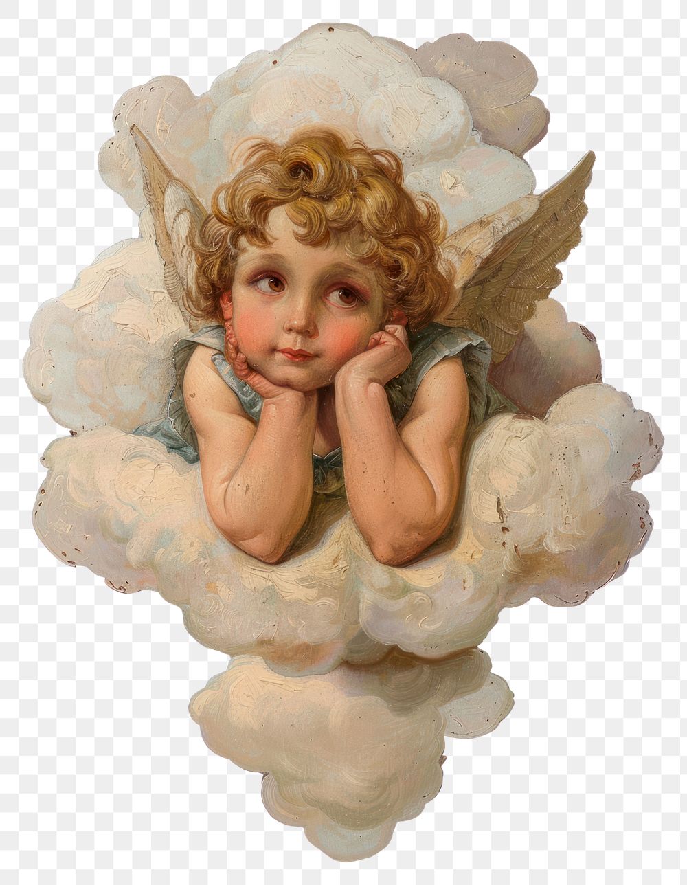 PNG cherub art painting vintage. | Premium PNG - rawpixel