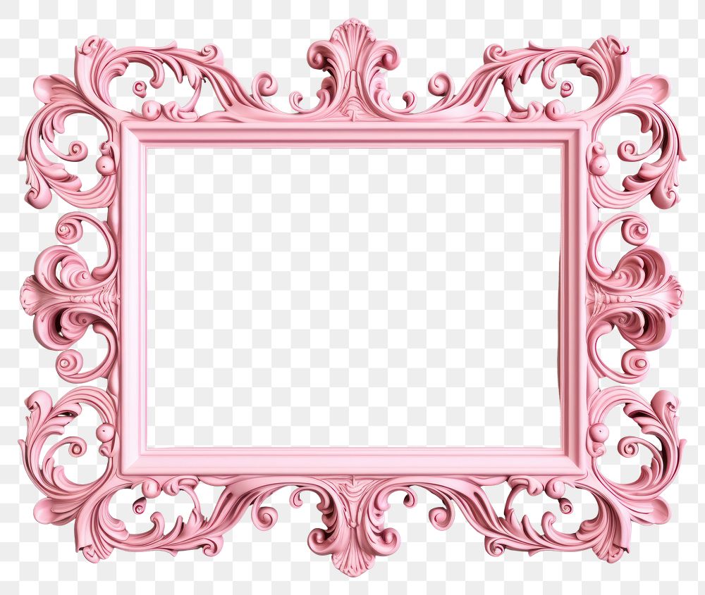 PNG Rectangle vintage frame pink. | Free PNG - rawpixel