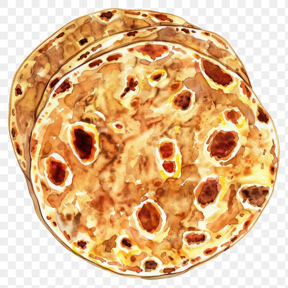 PNG An isolated Roti food | Free PNG - rawpixel