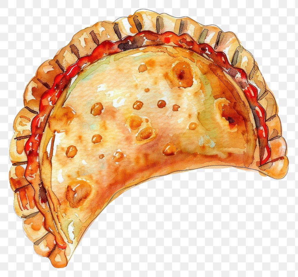 PNG An isolated Empanada dish | Free PNG - rawpixel