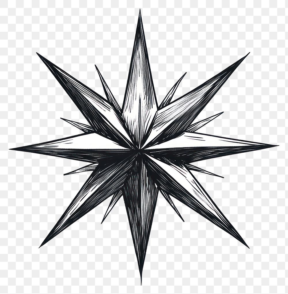 PNG Star illustration white geometric | Free PNG - rawpixel