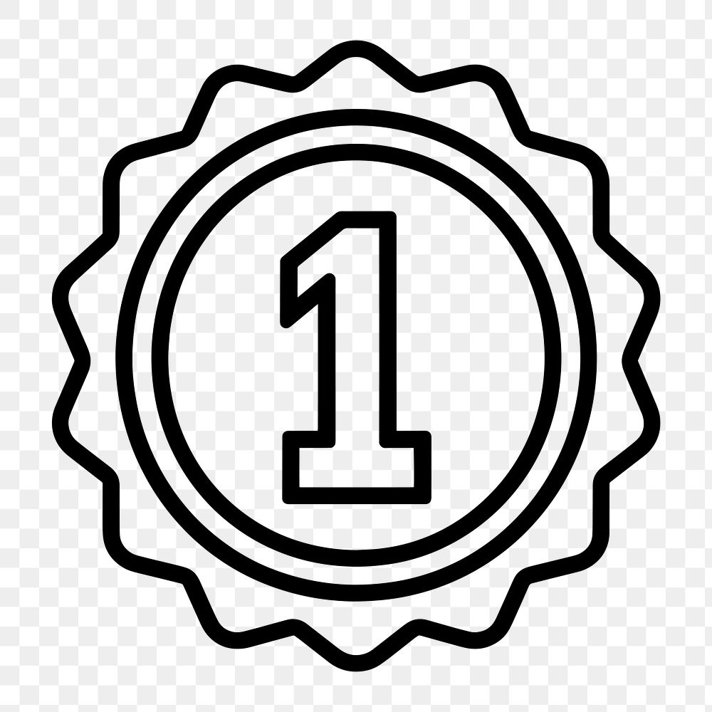 PNG Number 1 circular certificate | Free PNG - rawpixel
