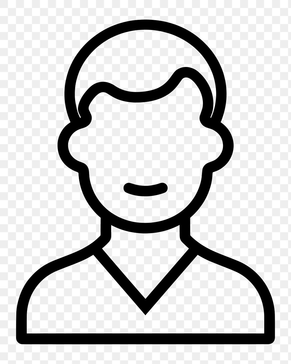 PNG Simple business profile icon | Free PNG - rawpixel