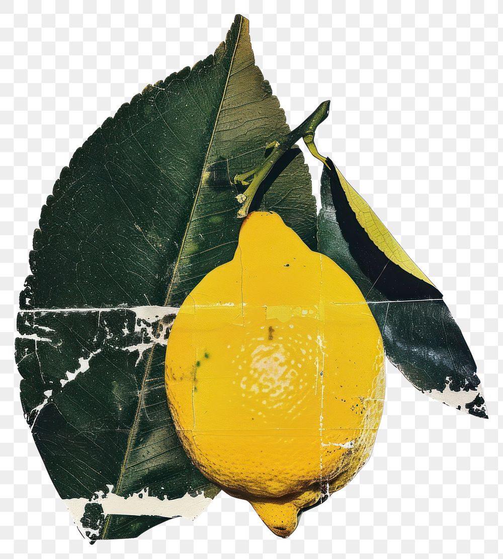 PNG Lemon shape collage cutouts | Free PNG - rawpixel
