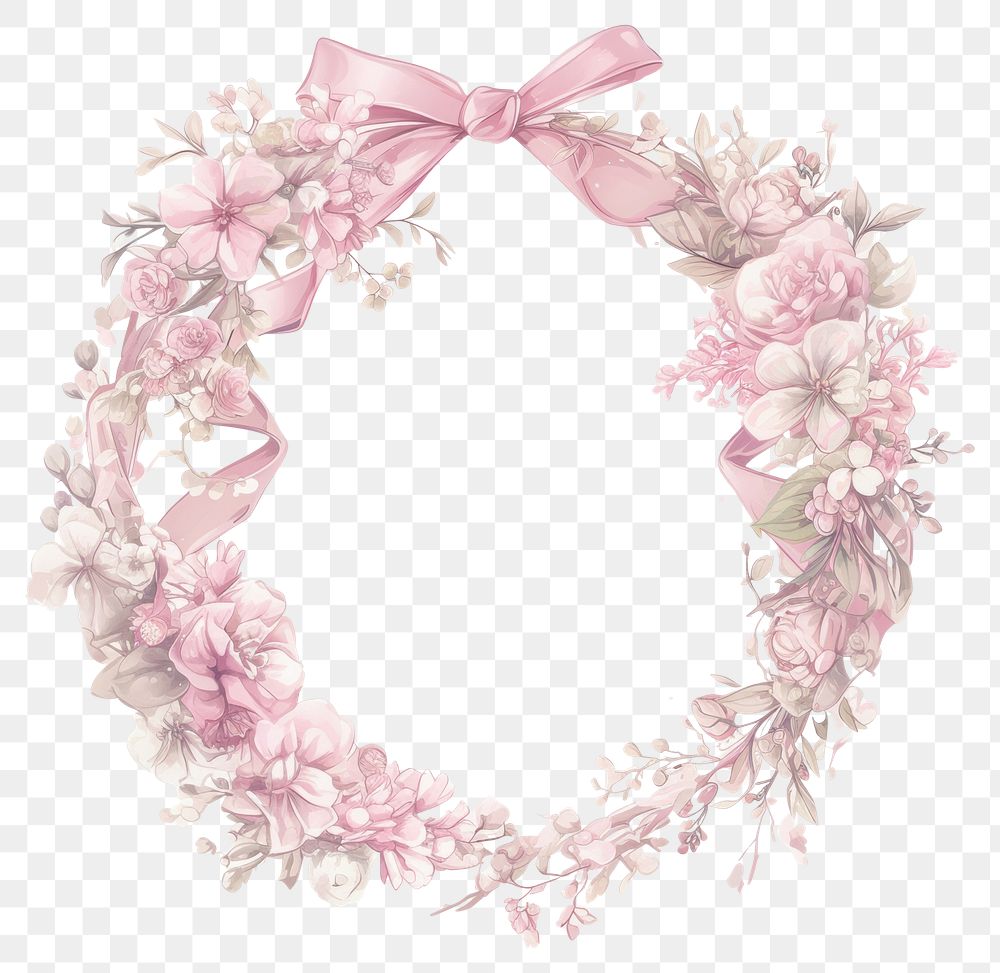 PNG Coquette frame illustration flowers | Free PNG - rawpixel