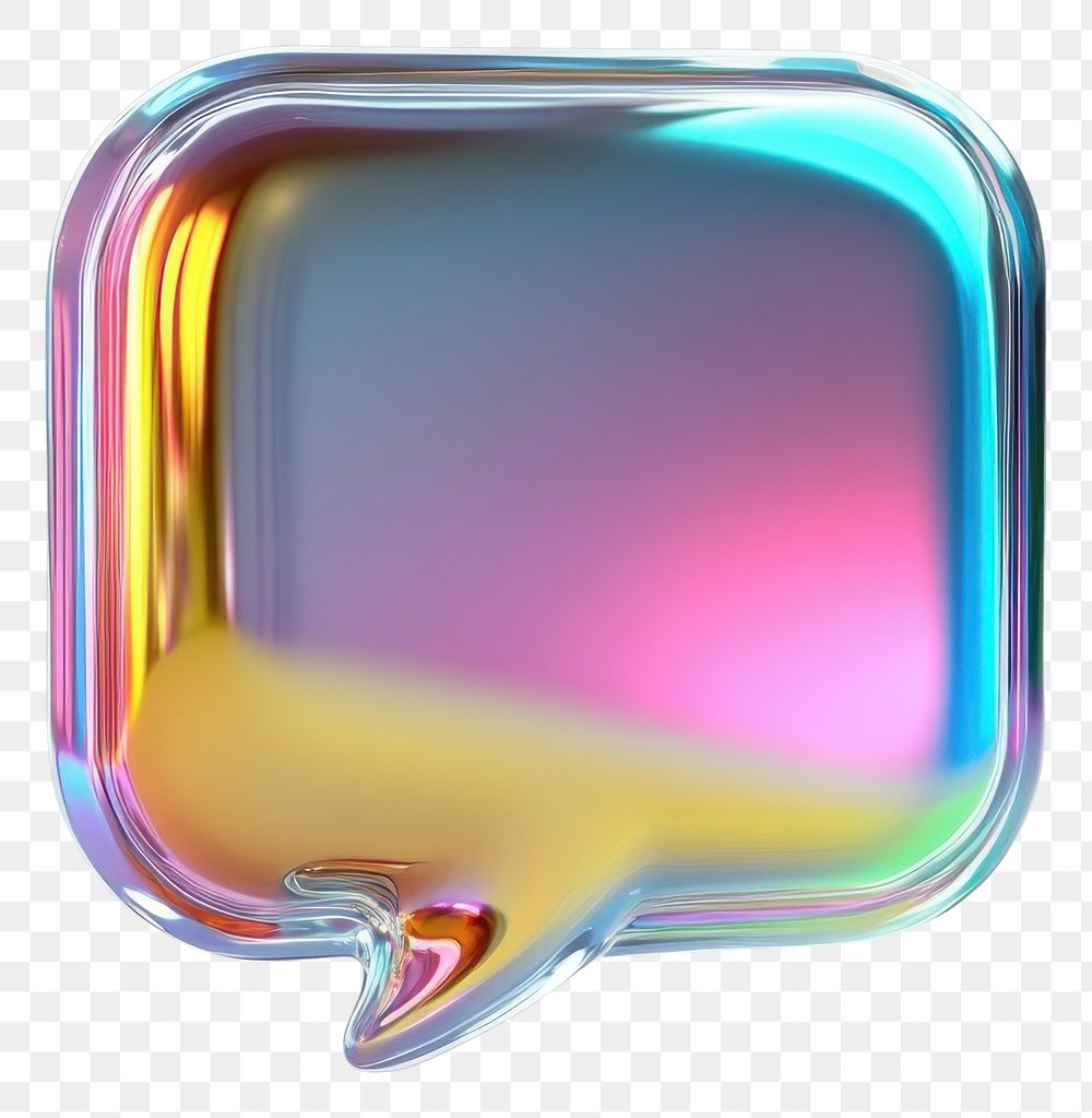 PNG 3D chat box shape | Free PNG - rawpixel