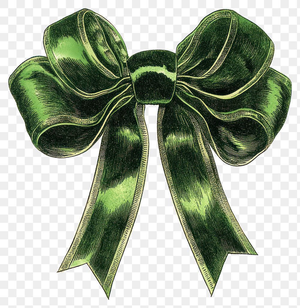 PNG Green ribbon christmas illustration | Premium PNG - rawpixel