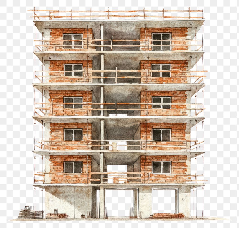 PNG Construction building architecture illustration. | Free PNG - rawpixel