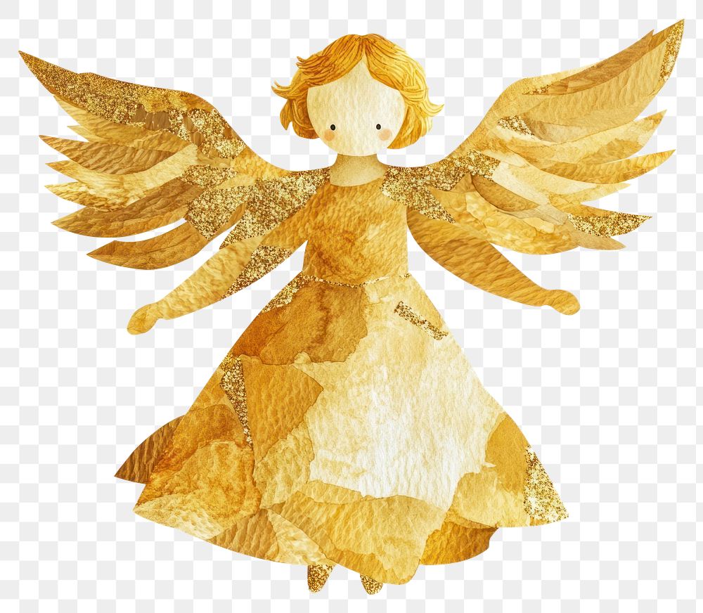 PNG Christmas chubby angel watercolor | Free PNG - rawpixel