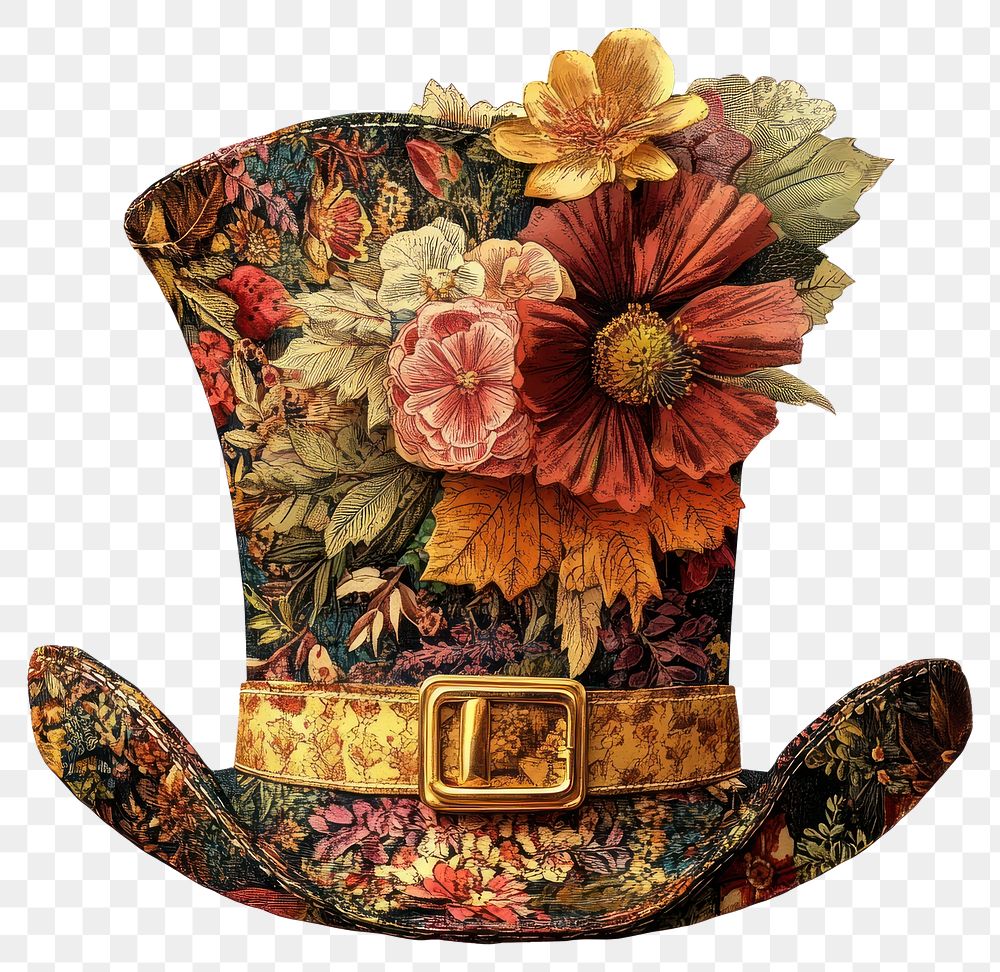 PNG Flower Collage Thanksgiving pilgrim | Premium PNG - rawpixel