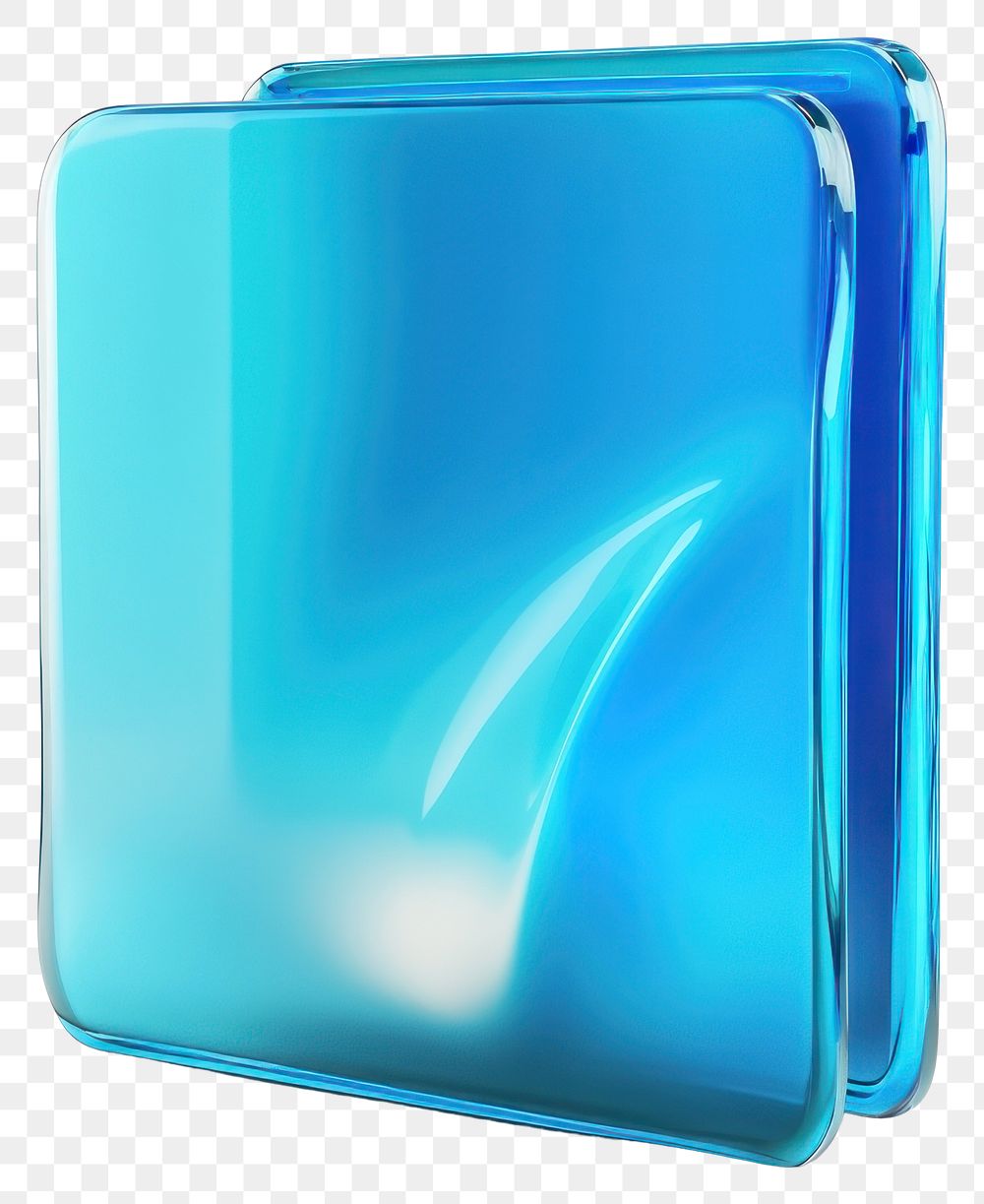 PNG Folder icon glossy blue | Free PNG - rawpixel