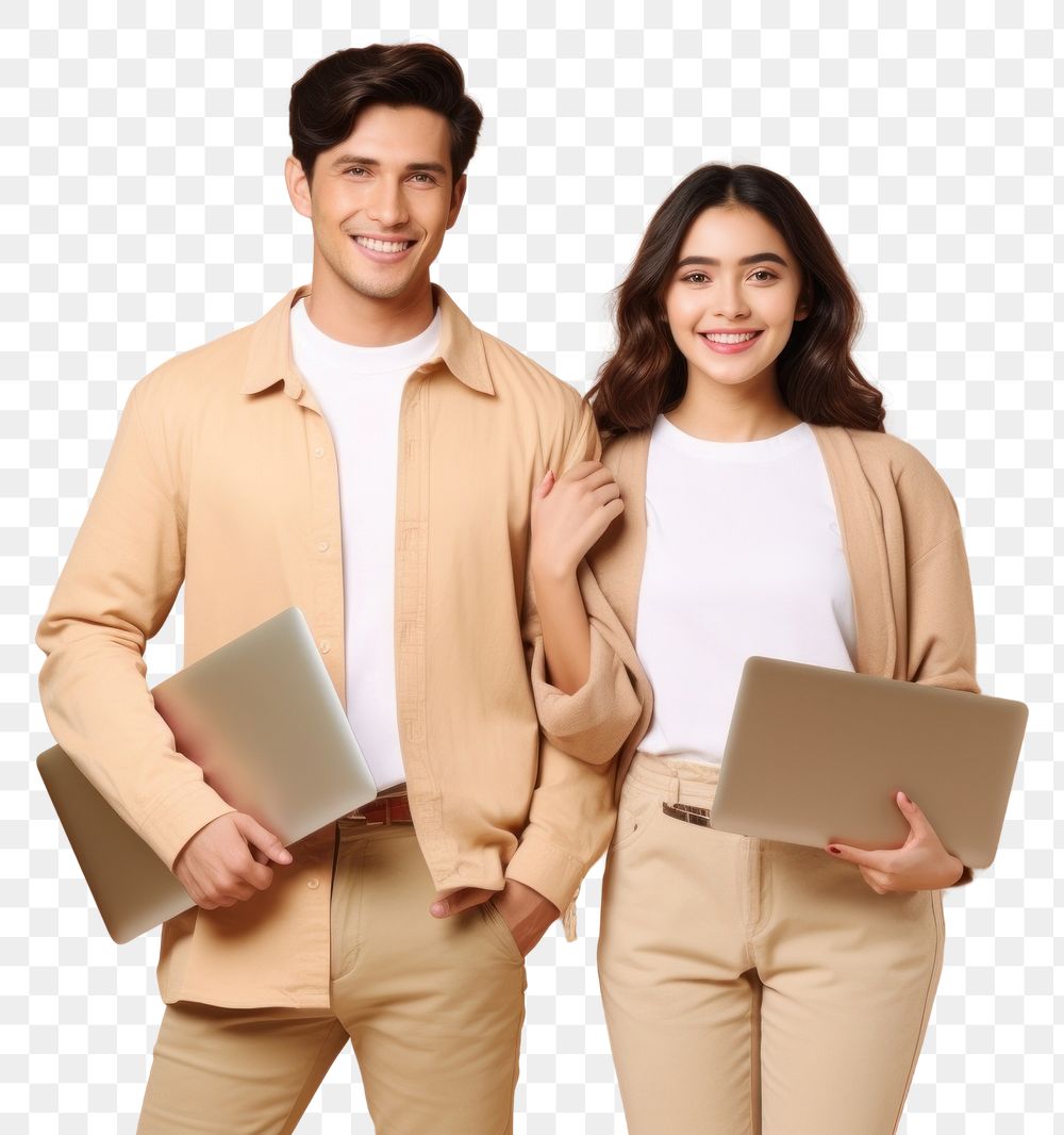 PNG Young couple computer adult | Free PNG - rawpixel