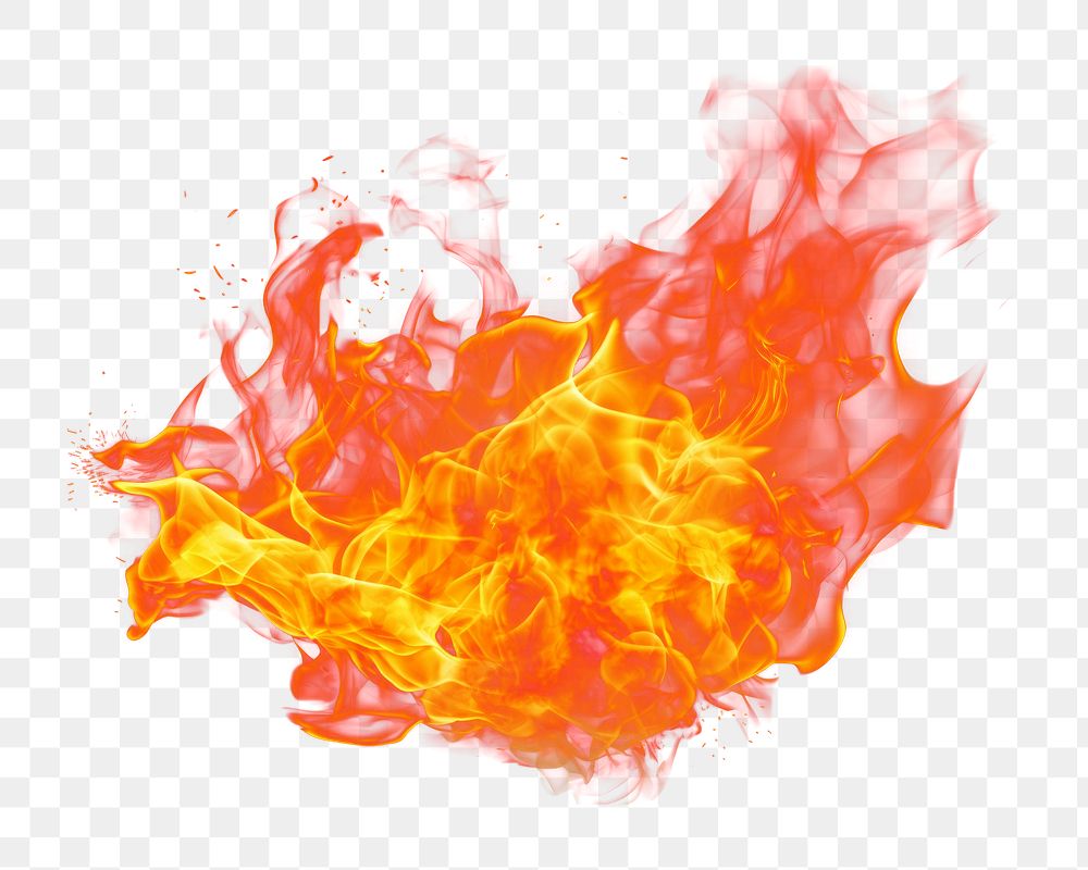 PNG Fireball realistic burning flames | Free PNG - rawpixel