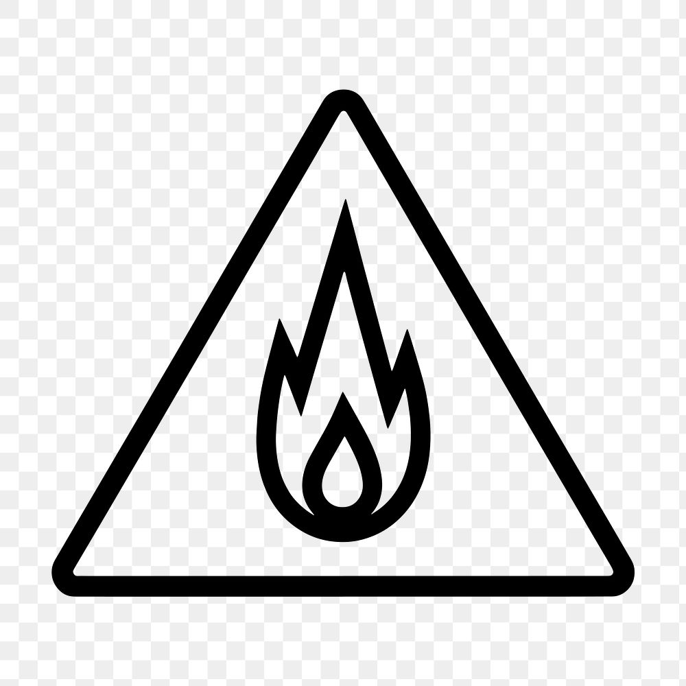 PNG Simple danger fire icon | Free PNG - rawpixel