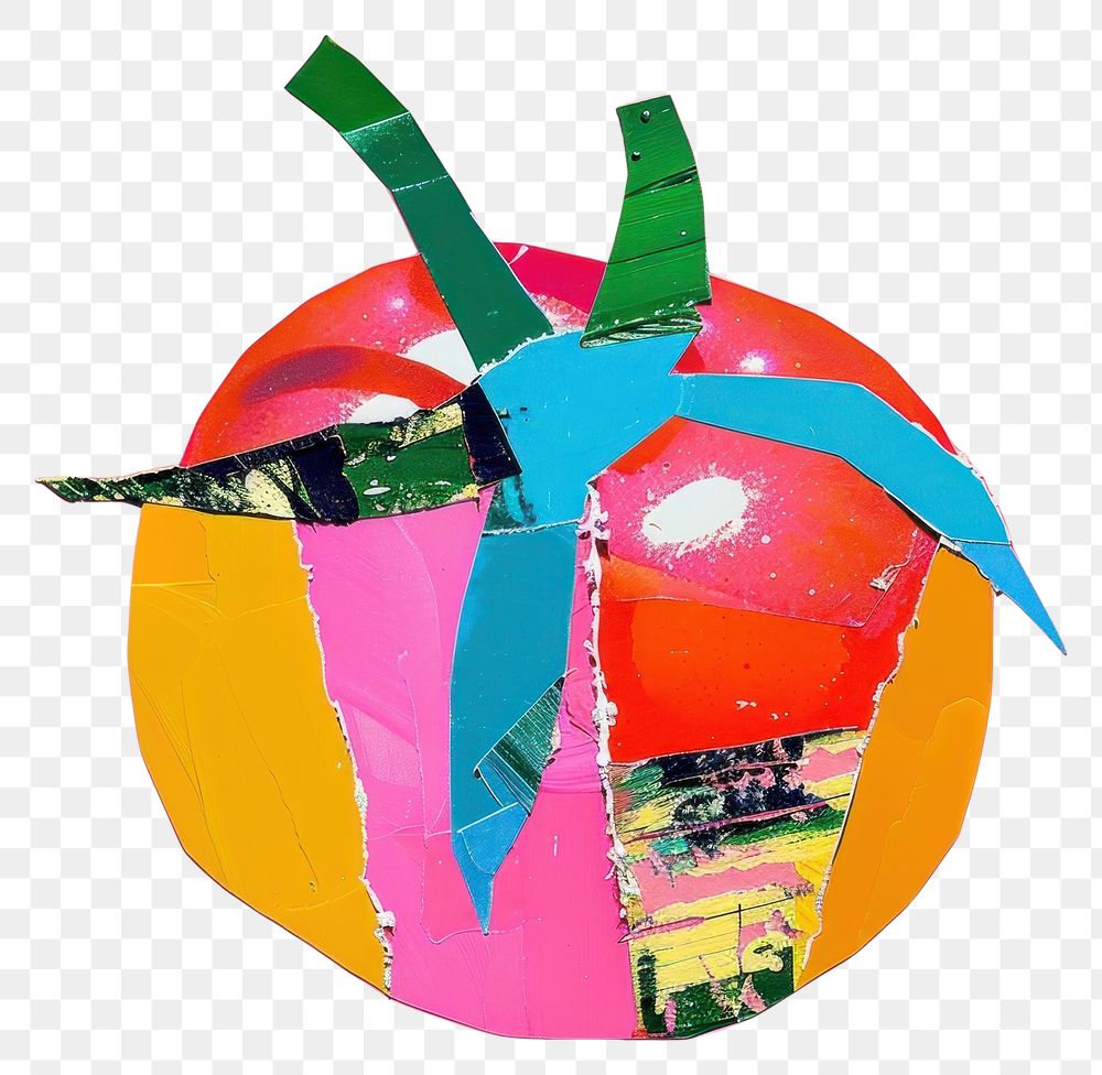 PNG Tomato paper cut collage | Free PNG - rawpixel