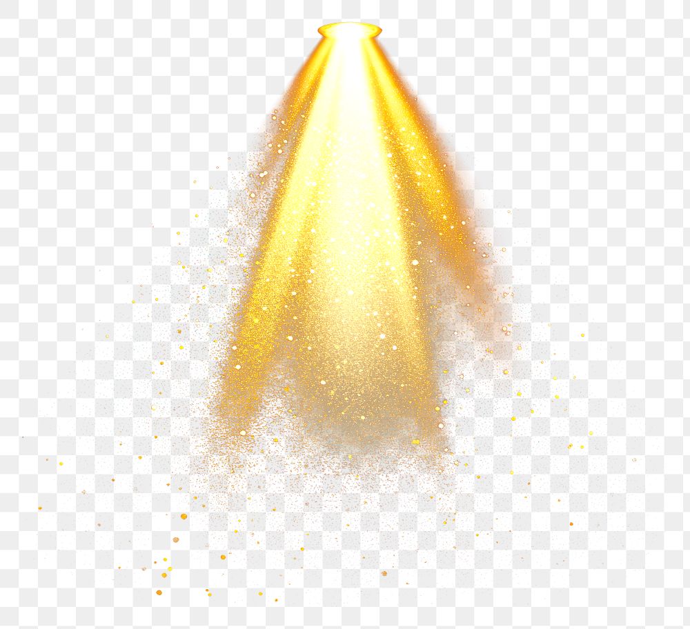 PNG Golden light effect spotlight | Free PNG - rawpixel