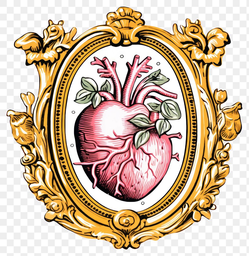 PNG Heart printable sticker illustration | Free PNG - rawpixel